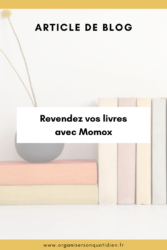 Revendez vos livres avec Momox - Organiser son quotidien