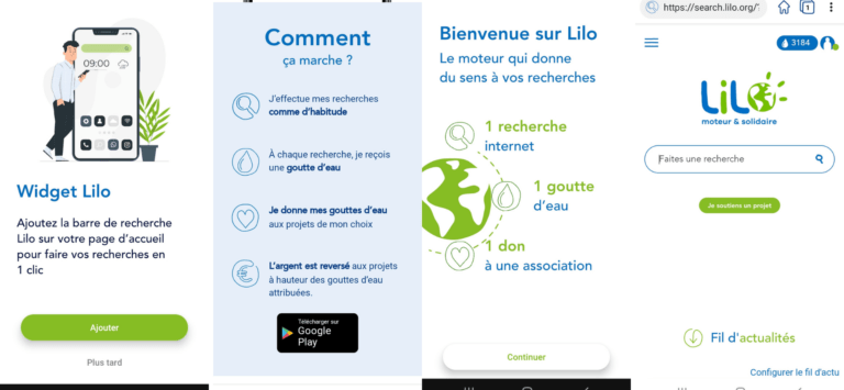 Lilo : un moteur de recherche utile et solidaire - Organiser son quotidien